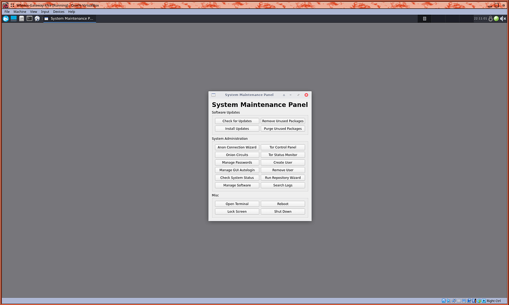 Live mode option boots into persistent sysmaint - Support - Kicksecure Forums
