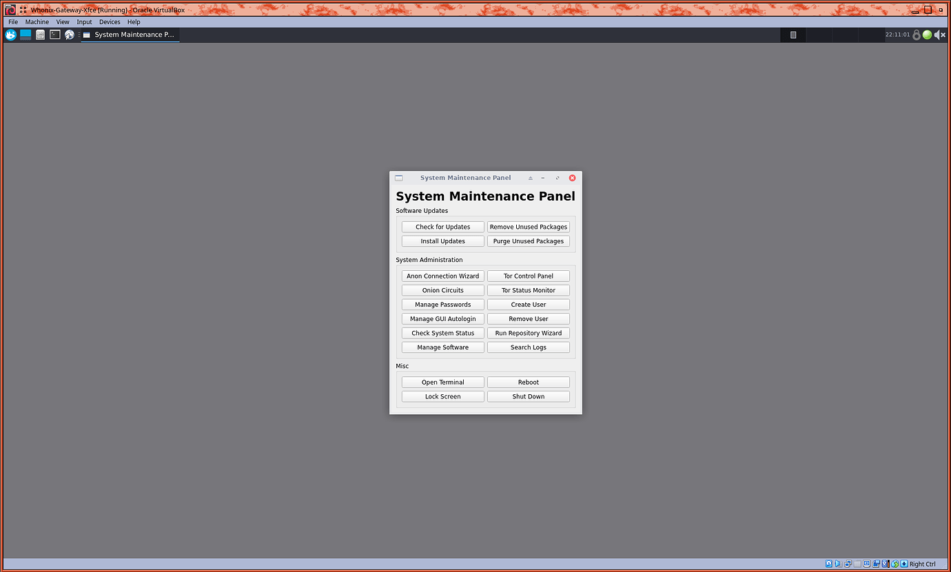 Live mode option boots into persistent sysmaint - Support - Kicksecure Forums